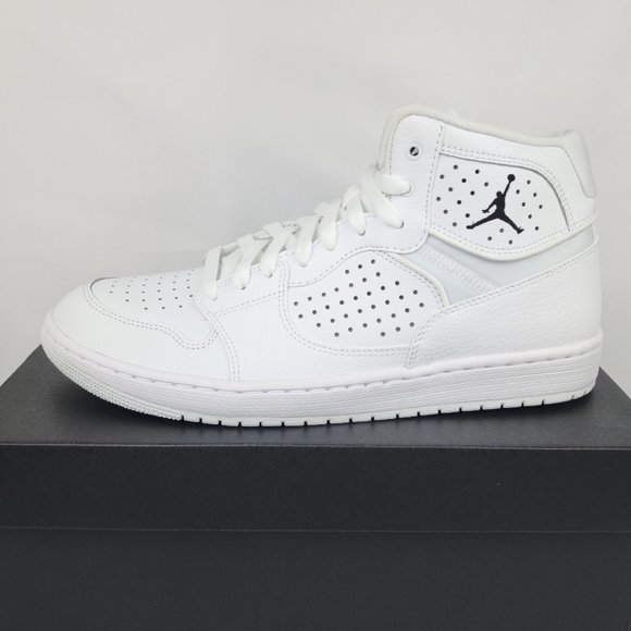 Nike | Shoes | Nike Jordan Access White White Pale Ivory Ar37620 Mens ...